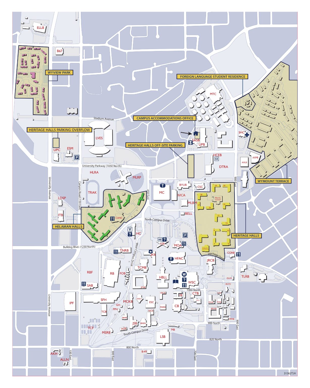 Byu Campus Map Printable - Free Printable Maps