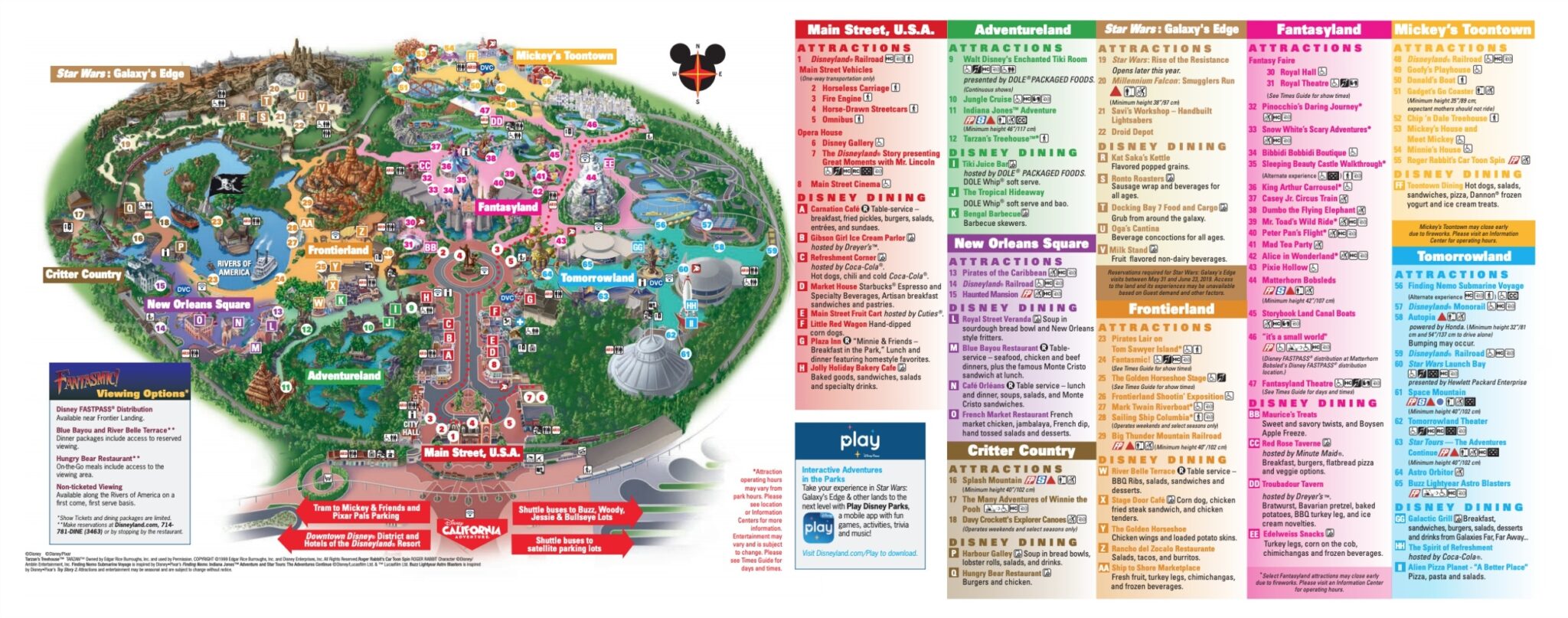 Disneyland Printable Map - Free Printable Maps