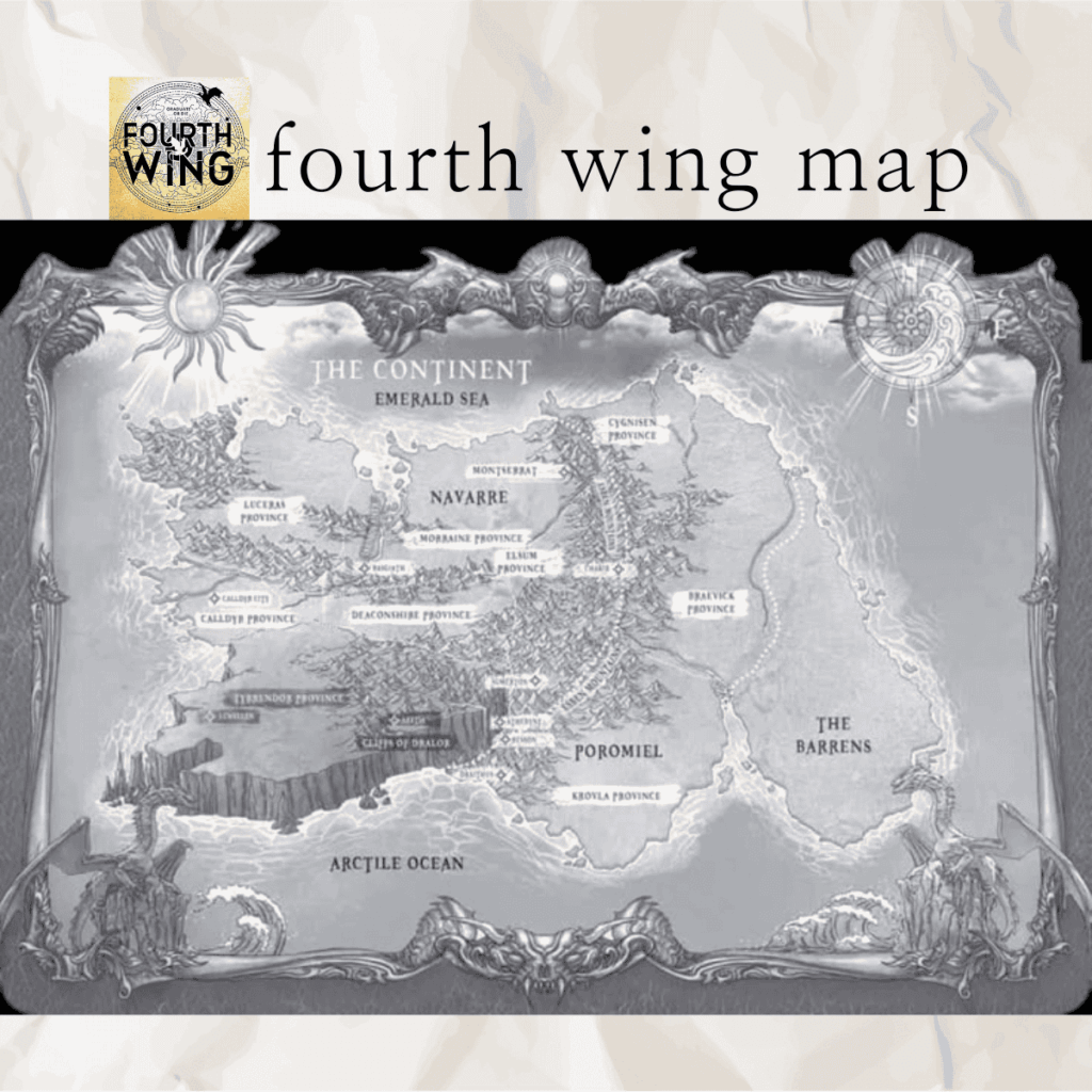 Fourth Wing Map Printable - Free Printable Maps