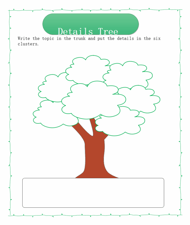 Free Printable Blank Tree Map - Free Printable Maps