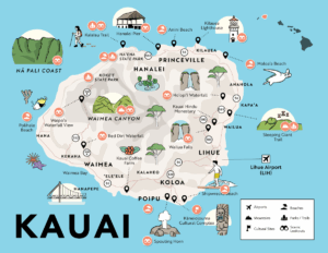 Map Of Kauai Printable - Free Printable Maps