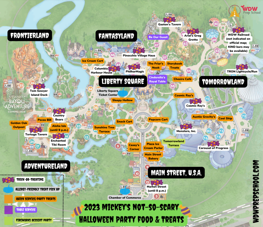 Disney World Magic Kingdom Printable Map - Free Printable Maps