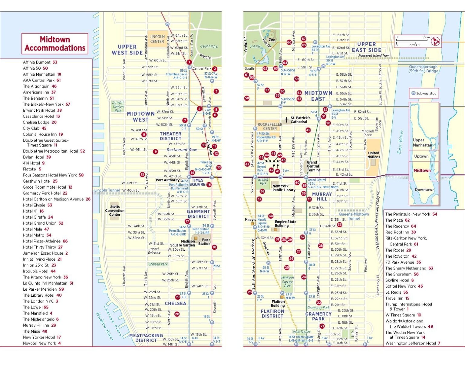 Midtown Manhattan Map Printable - Free Printable Maps