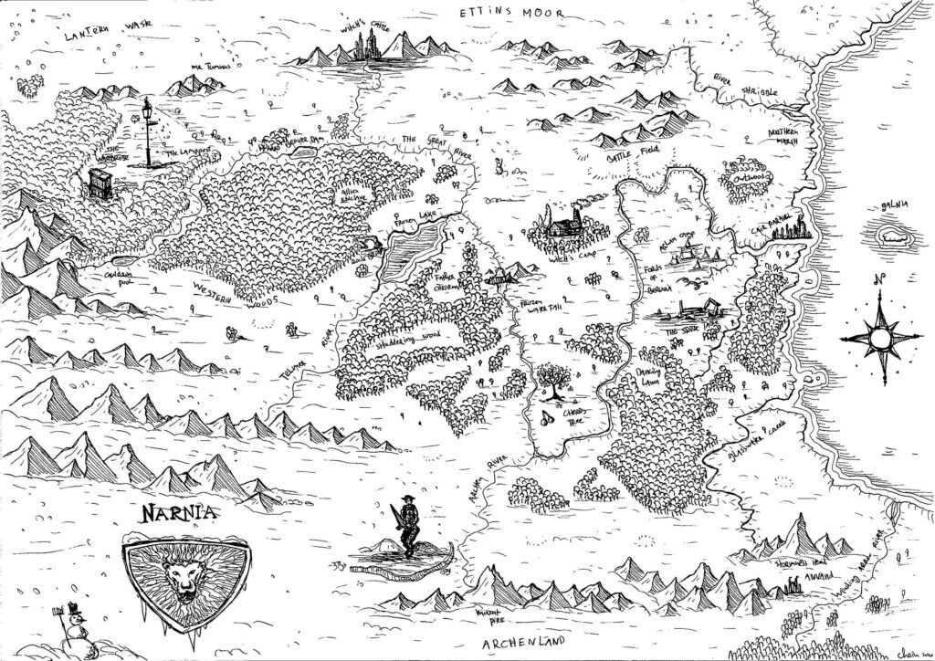 Printable Map Of Narnia - Free Printable Maps