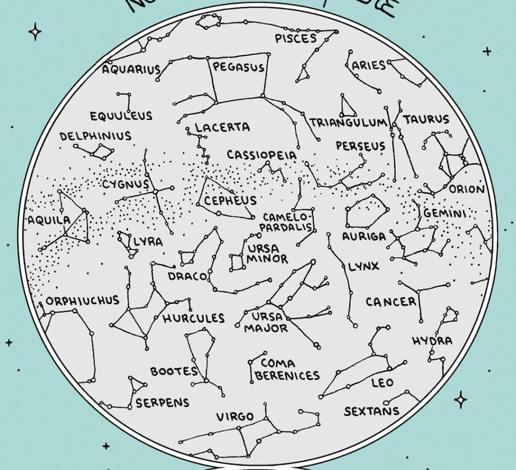 Printable Constellation Map - Free Printable Maps