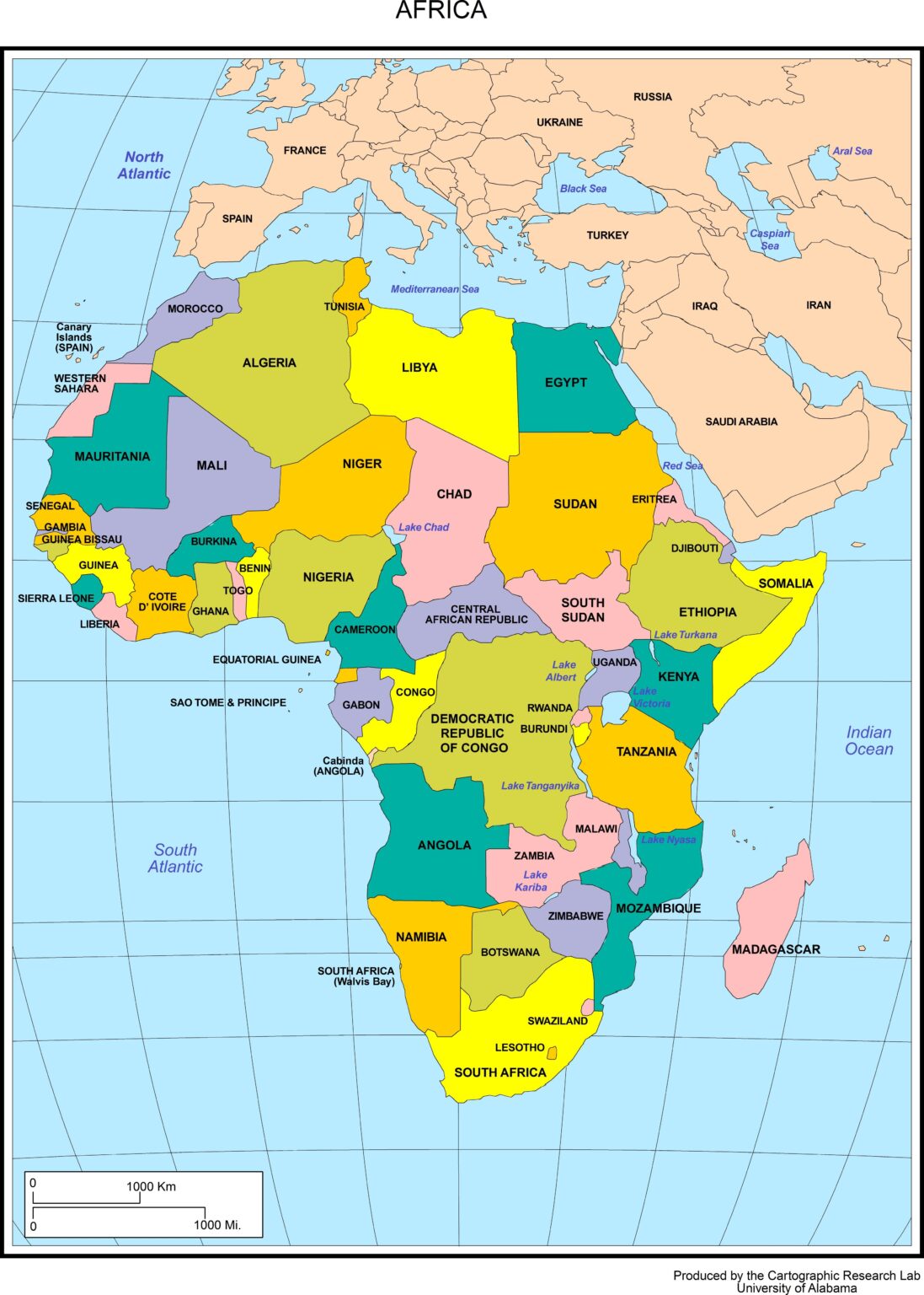 Africa Map Printable Pdf Free Download - Free Printable Maps