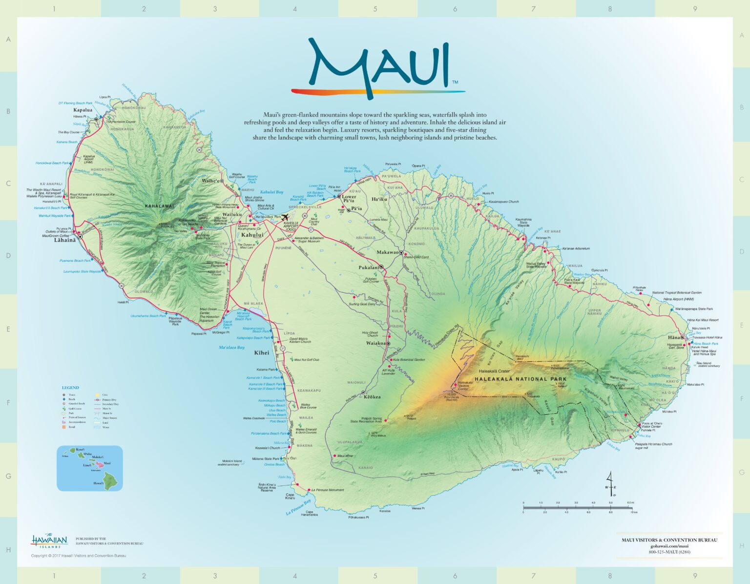 Printable Map Maui - Free Printable Maps