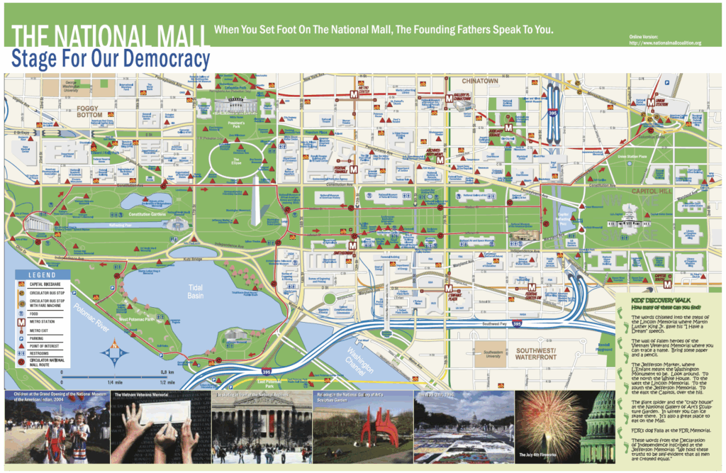 Printable National Mall Map - Free Printable Maps