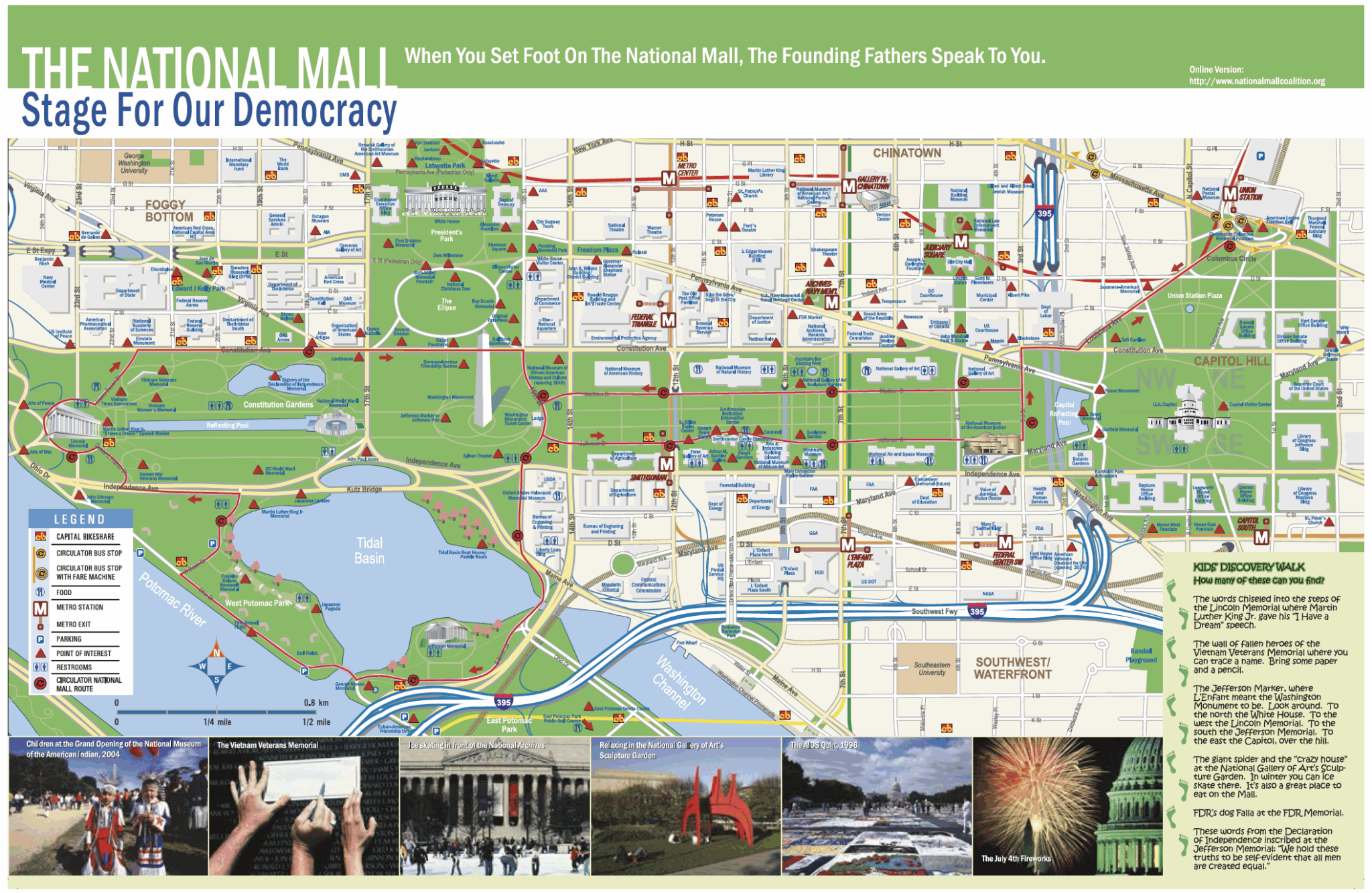 Printable National Mall Map - Free Printable Maps