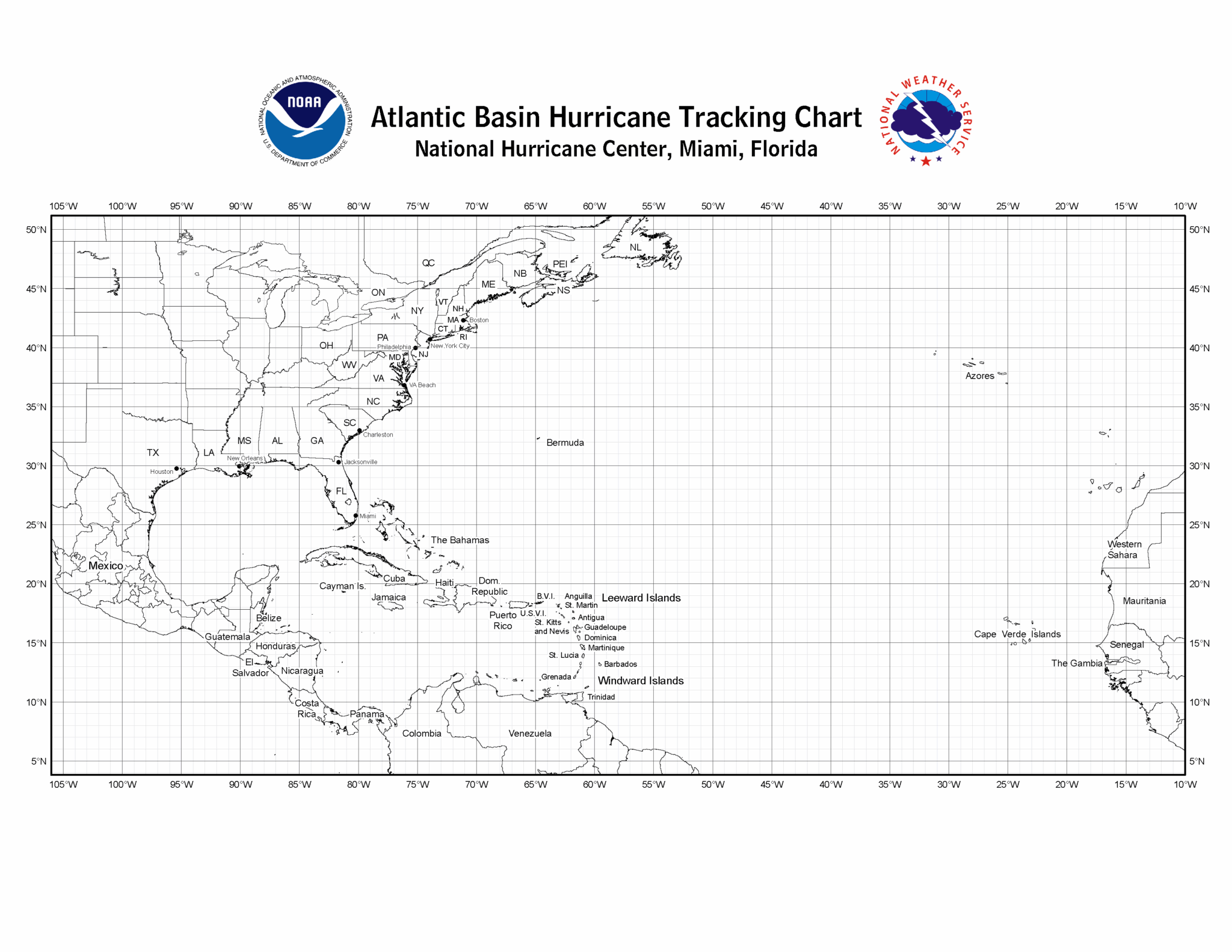 Hurricane Tracking Maps Printable - Free Printable Maps
