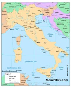 Printable Map Of Italy - Free Printable Maps
