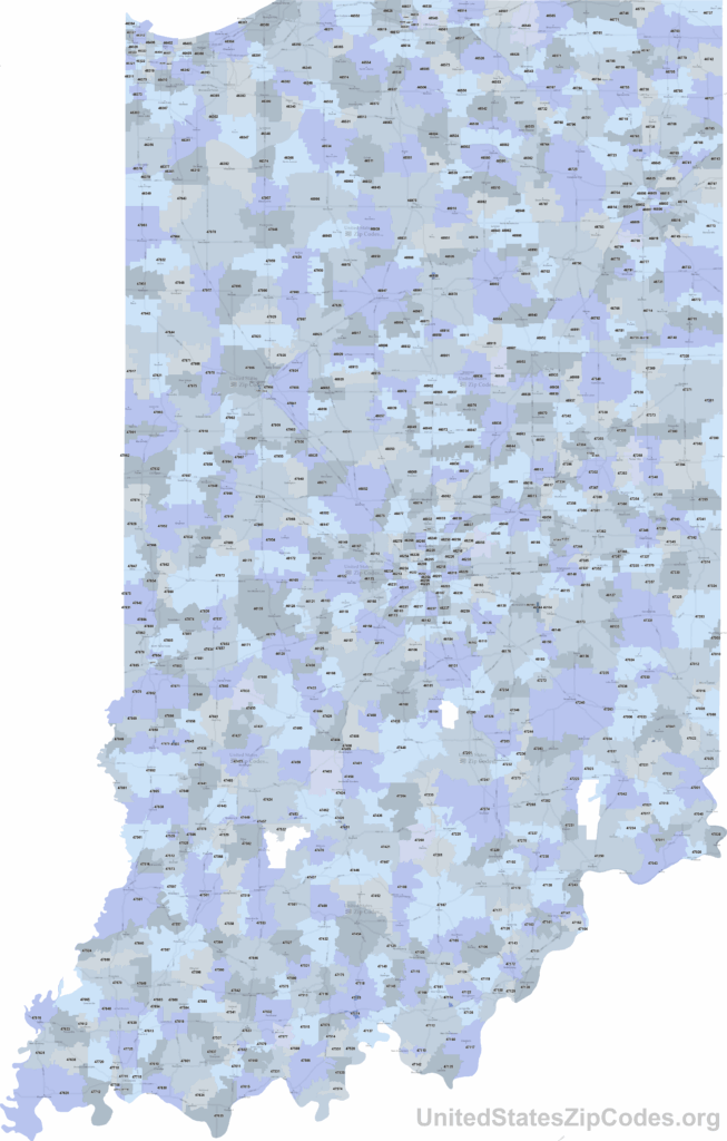 Printable Zip Code Maps - Free Printable Maps